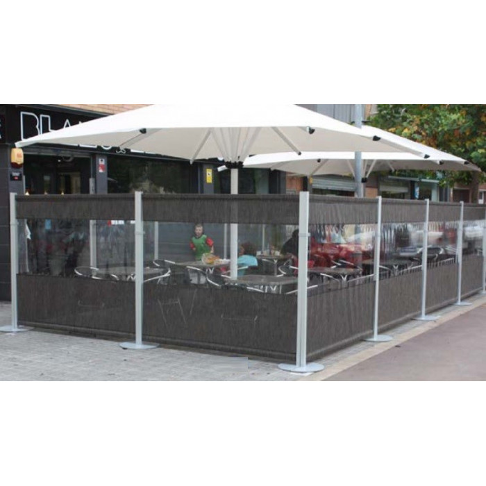 Contract restaurant and bar furniture |Terrace Windscreen| DESKandSIT