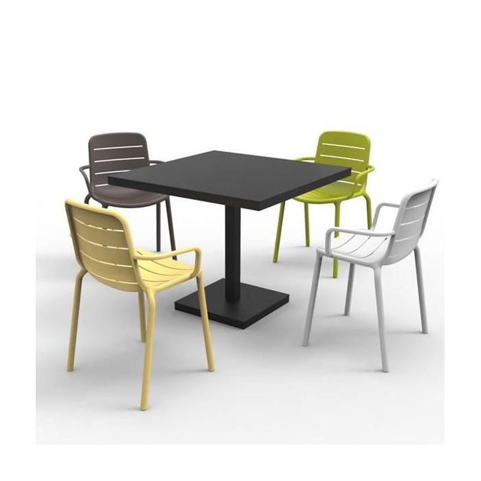 Stackable colored chair GINA by Resol | Contract Furniture