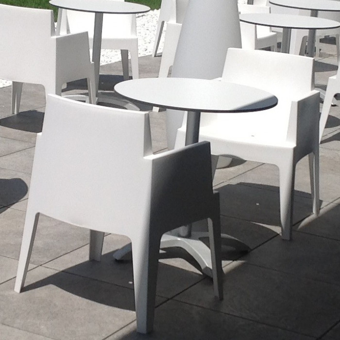Round table with central leg Max Compact GARBAR | Contract furniture