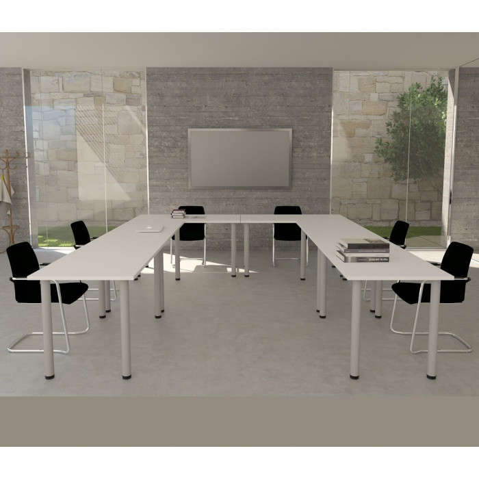 Mesa de escritório polivalente modular. Mobiliário de escritório online.